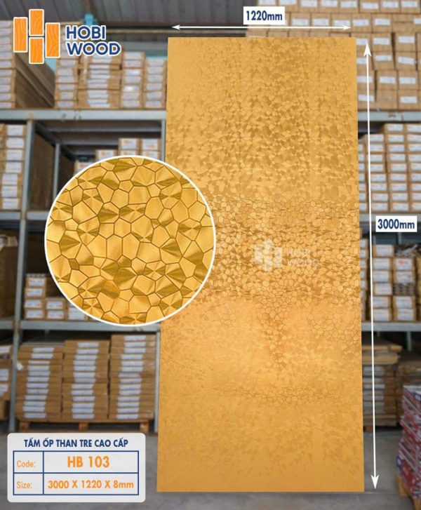 Tấm ốp than tre Hobiwood HB103